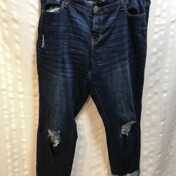 True Craft | Jeans | True Craft Sz 8w Cropped Stretch Denim Jeans Blue ...
